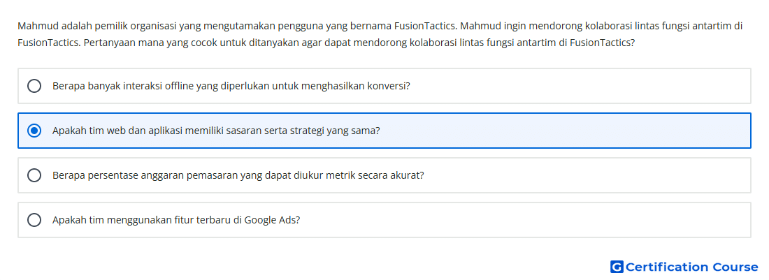 Mahmud adalah pemilik organisasi yang mengutamakan pengguna
