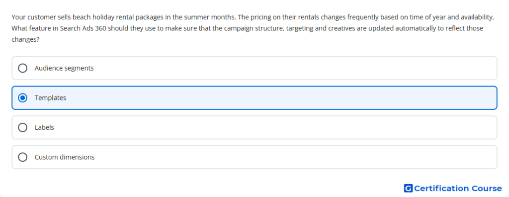 Your customer sells beach holiday rental packages in the sum